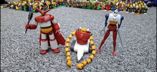 Vintage 1990 Bandai Chogokin diecast action figures from the Japanese ...