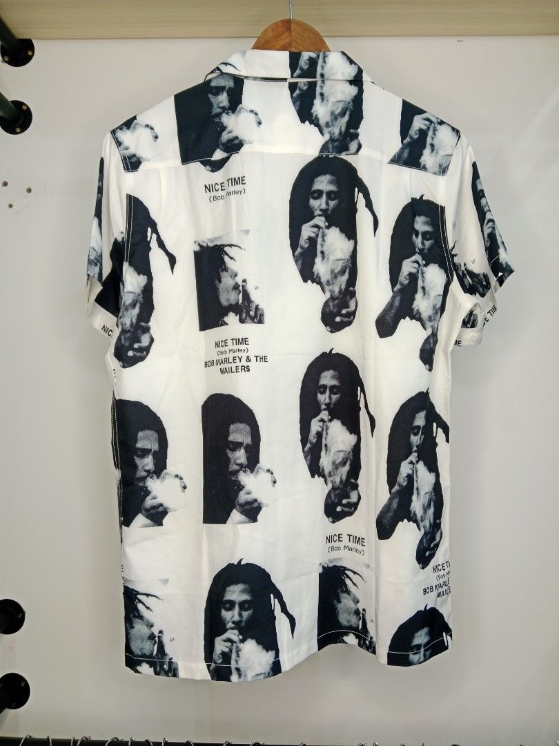 Wacko Maria Guilty Parties Bob Marley Aloha Shirt, Men's Fashion, Tops ...