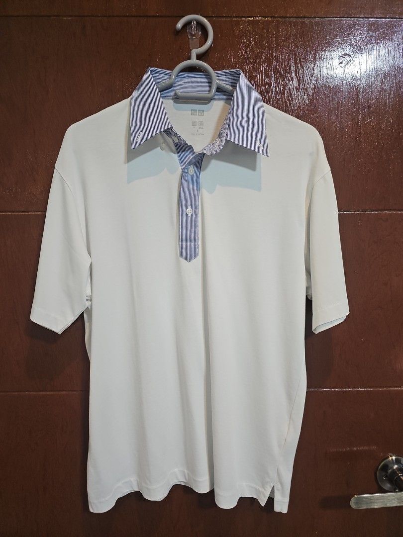Uniqlo Airism Men's Polo Shirt - Small, Men's Fashion, Tops & Sets ...