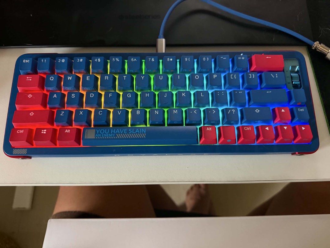 Royal Axe Y68 Mechanical Keyboard Blue Red RGB, Computers & Tech, Parts ...