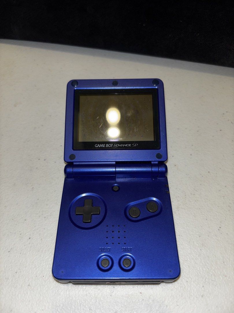 Nintendo Game Boy Advance SP Blue with 105-in-1 Game Cartridge, Video ...